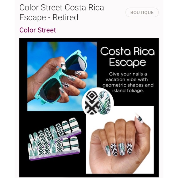 Color Street | Makeup | Color Street Costa Rica Escape Nail Strips ...